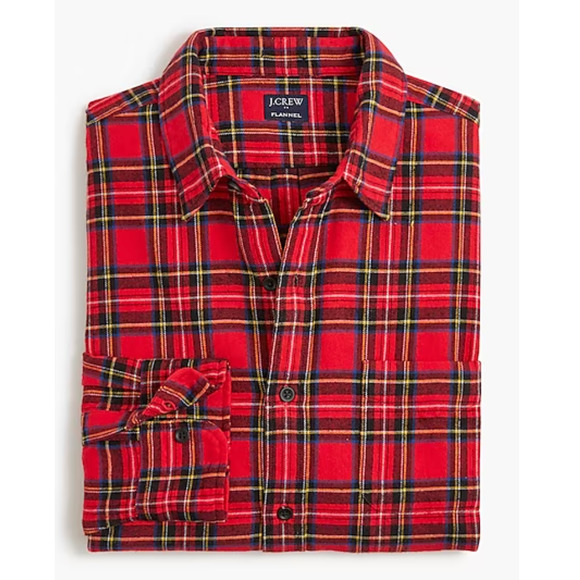 J. Crew Factory | Shirts | J Crew Factory Mens Classic Plaid Flannel ...